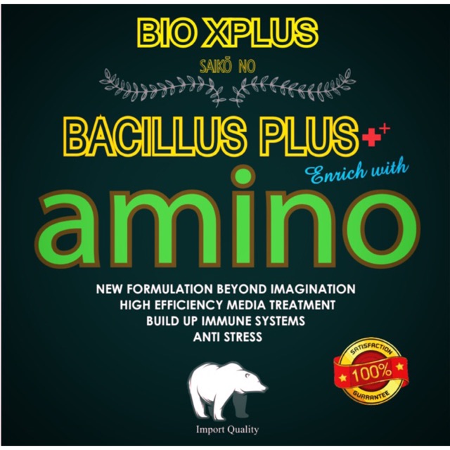 ORIGINAL Bacillus AMINO/ BIOXPLUS BACILLUS PLUS+ AMINO | Shopee Malaysia