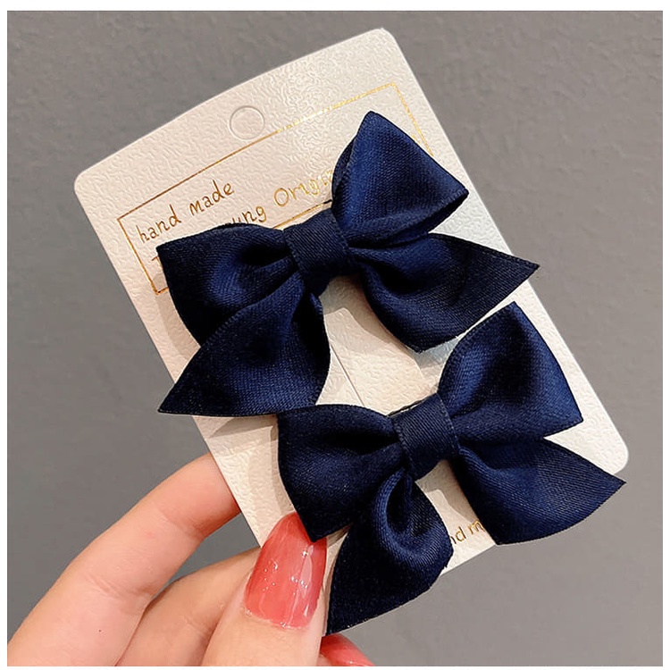 10 Jenis 小女孩网纱发饰儿童发夹 Hiasan Kepala Klip Rambut Pin Rambut Bowknot Net ...