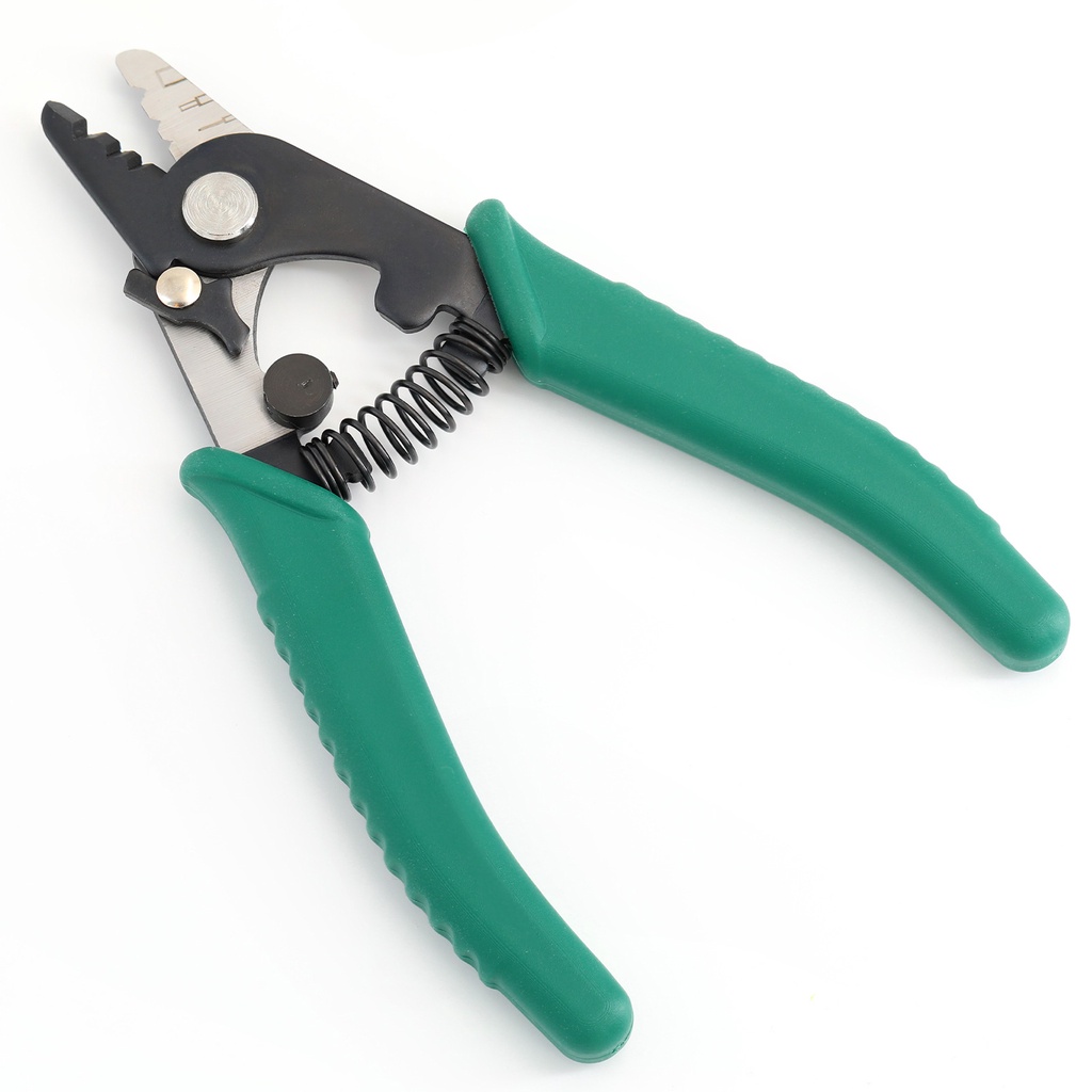 Fiber stripping tool three hole Cable stripper plier Fiber Optic Wire ...