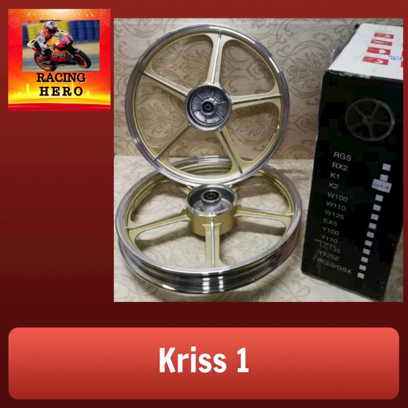 Kriss 1 sport rim 5L Gold (Excel Racing) | Shopee Malaysia