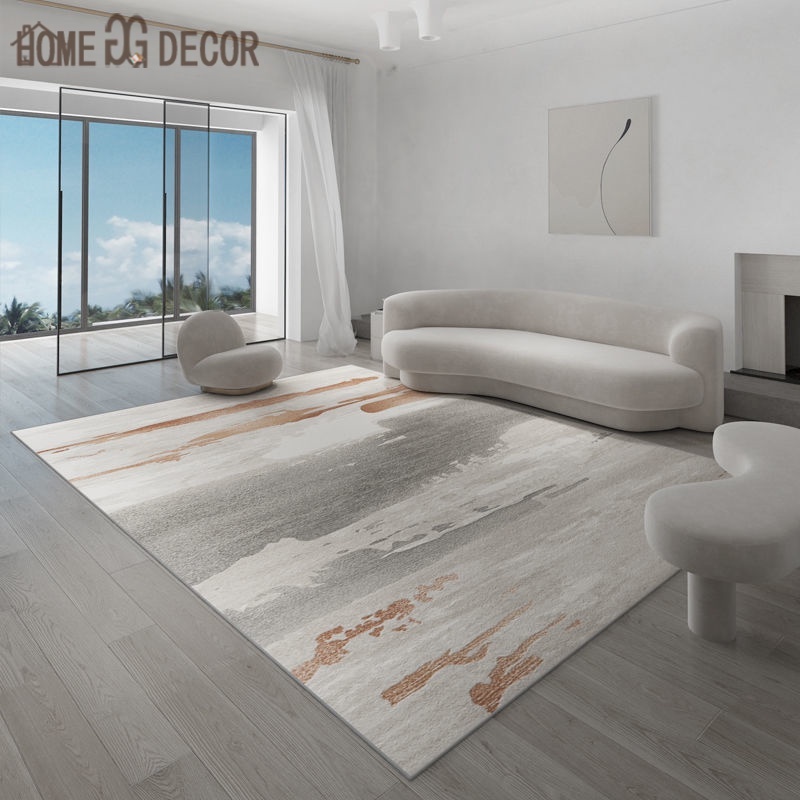 Carpet Living Room Nordic Minimalist Light Luxury Grey Carpet Modern ...