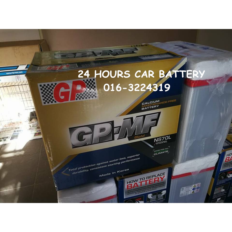 GP MF GOLD NS70L (65D26L) CAR BATTERY | Shopee Malaysia