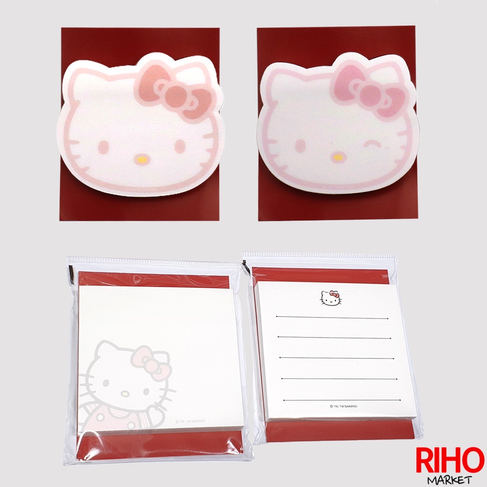 Korea DAISO Sanrio Hello Kitty Sticky Notes Note Paper Label Stickers ...