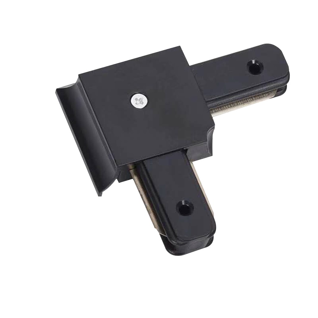 ( Ready Stock ) Track Rail Connector L Shape Track Light Joint Black 90 ...