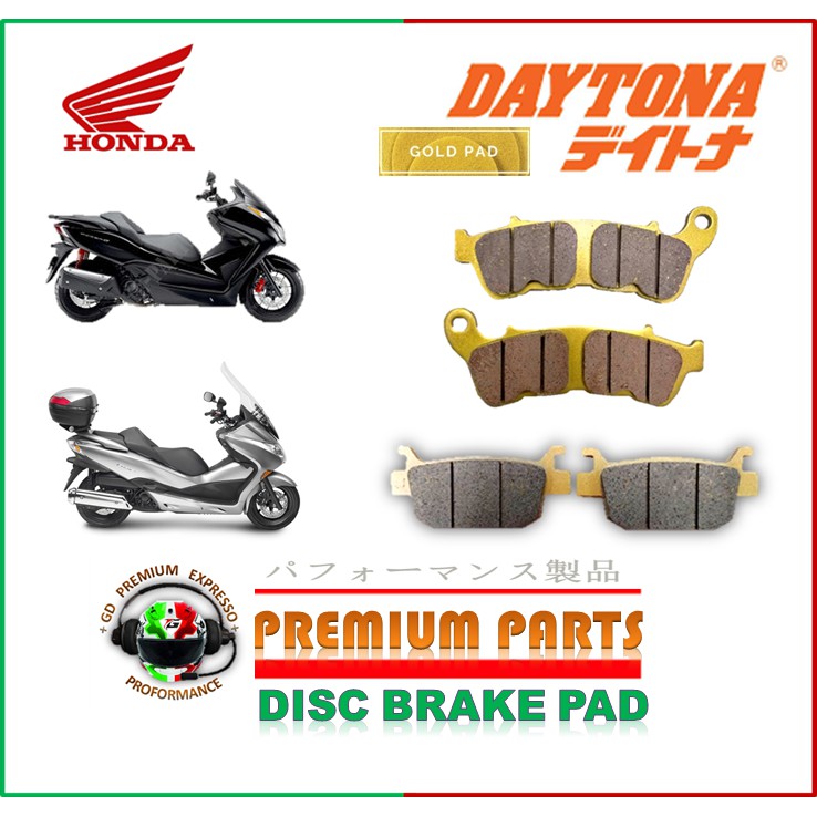 FORZA 250 300 HONDA DISC BRAKE PADS DAYTONA GOLD | Shopee Malaysia