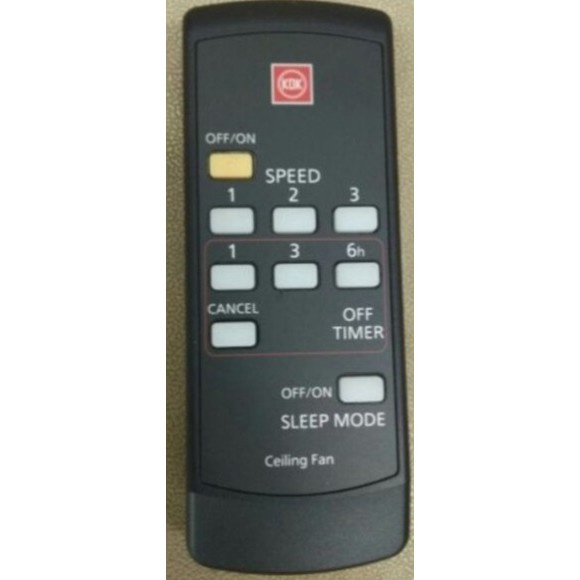 KDK Panasonic Ceiling Fan Remote Control (For Various Models) | Shopee ...