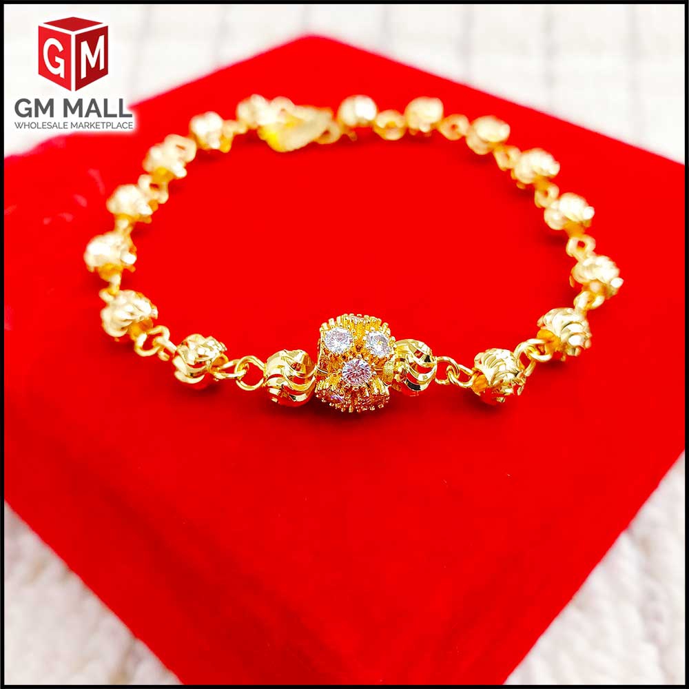 Cop 916 Emas Bangkok Emas Korea GM Mall Bracelet - Gelang Tangan Gold ...