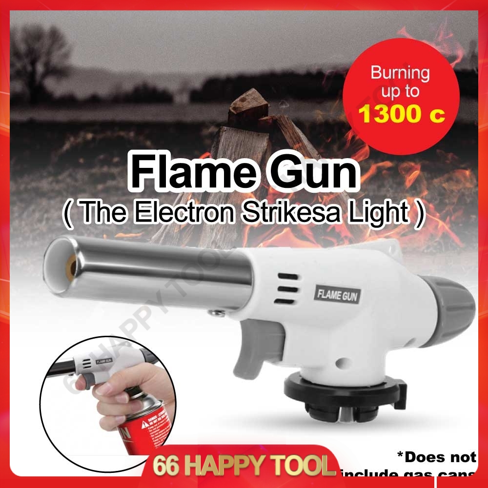 Multipurpose Flame Gun Butane Burner Welding Fire Maker Camping Gas Torch High Performance Ready ...