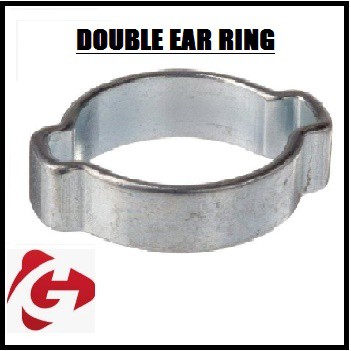 [Clamp] Double Ear Clamp (Galvanized) Fixed Gripped type clip (10pcs ...