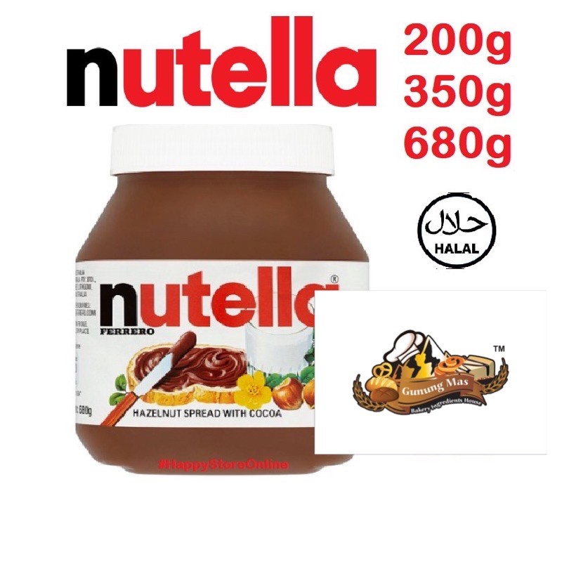 🔥Promosi🔥Halal nutella 200g 350g 680g | Shopee Malaysia