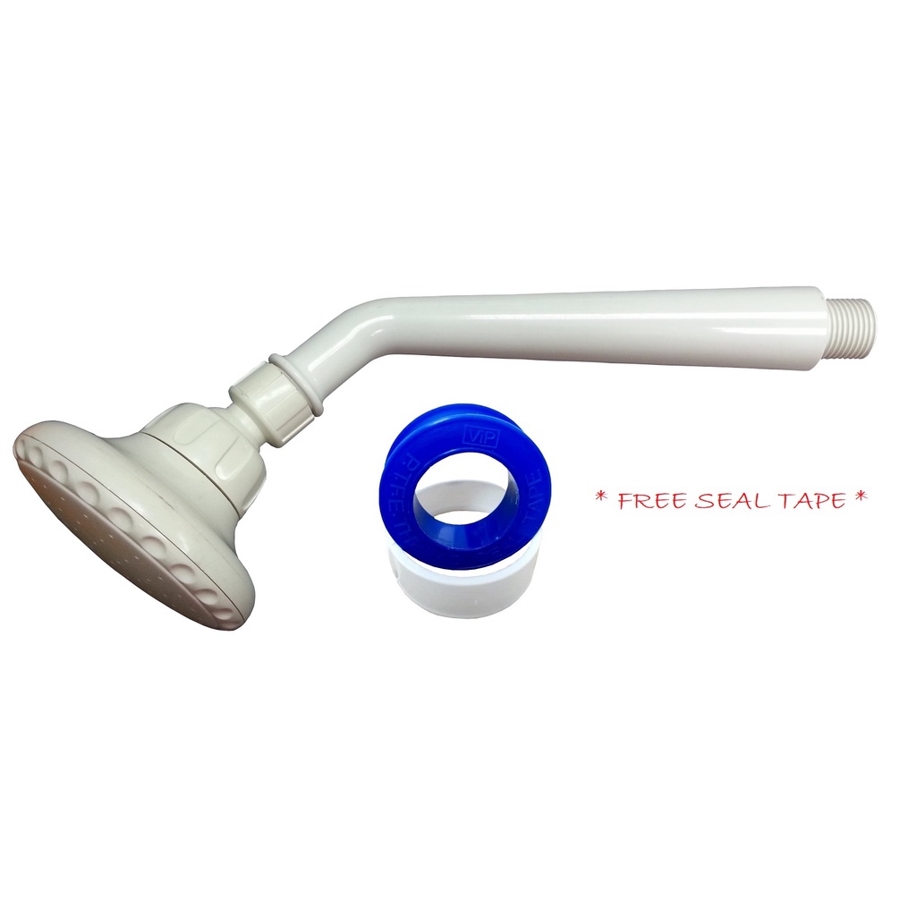Shower Head/4" Shower Head with 8 ” Arm Set/Plastic Shower Head/PVC ...