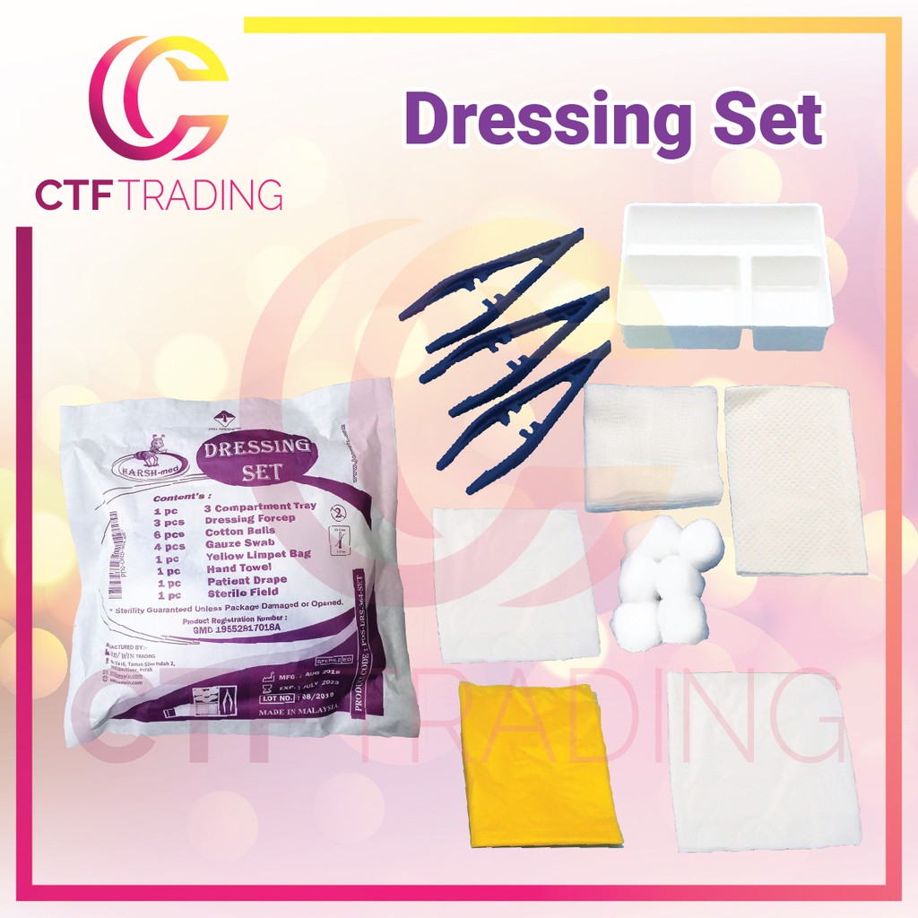 Sterile Basic Dressing Set - 3 Forceps | Shopee Malaysia
