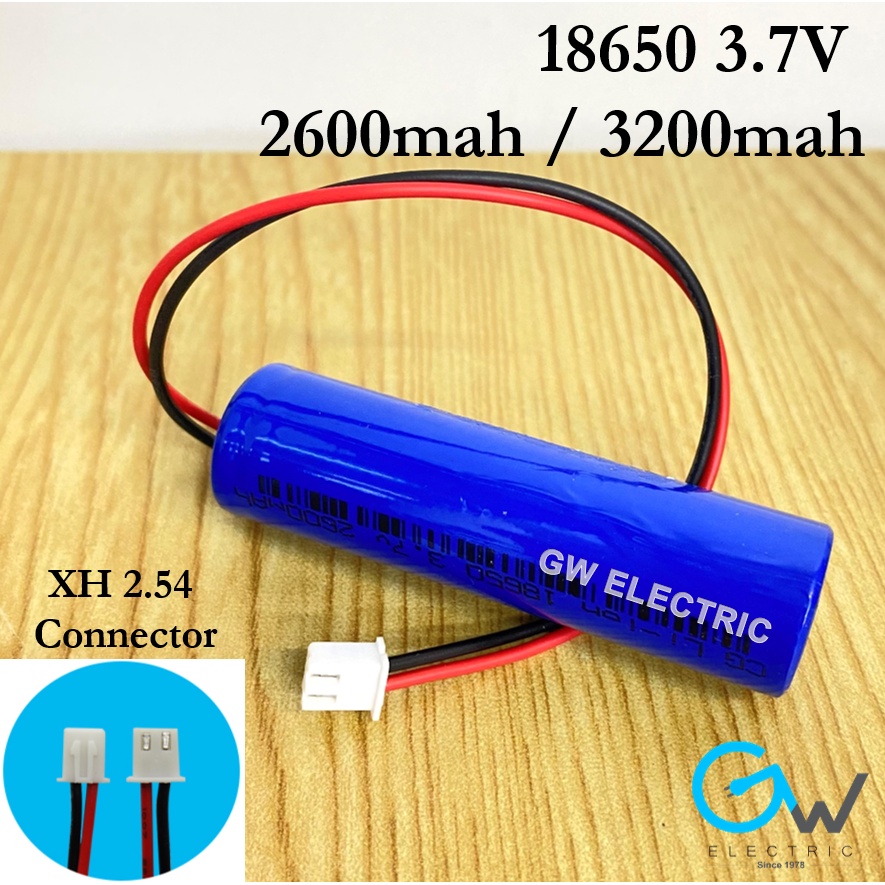 3.7V Li-ion Rechargeable Battery Pack 2600mah 3200mah 18650 / Charging ...