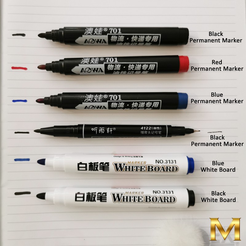 Waterproof permanent marker store
