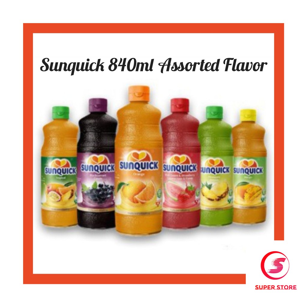 [PROMOSI] Sunquick 840ml Assorted Flavor | Shopee Malaysia