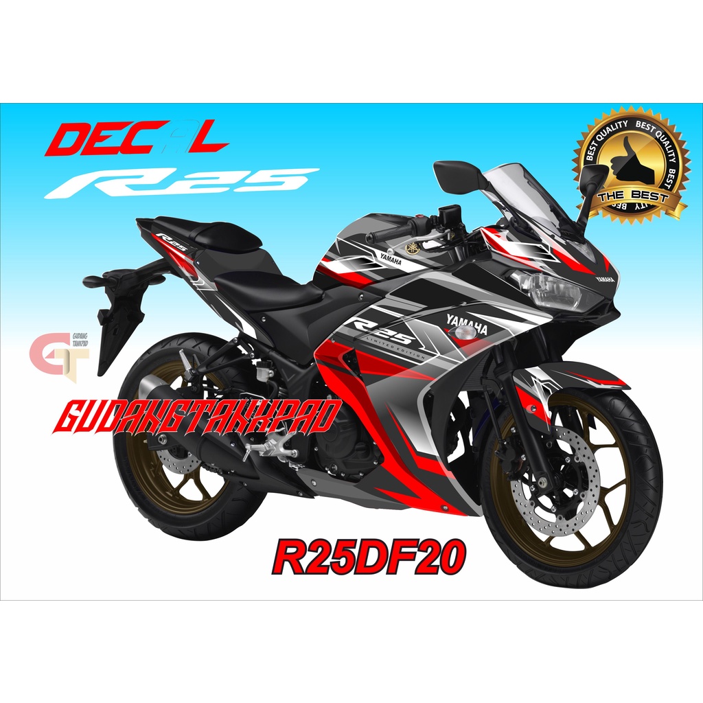 Decal R25 / FULL BODY STICKER R 25 GRAFIST VARIATIONS | Shopee Malaysia