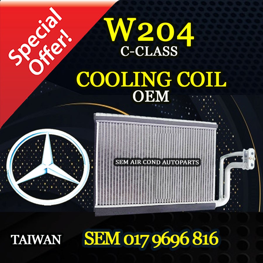 MERCEDES-BENZ W204 C-CLASS OEM TAIWAN NEW COOLING COIL/ EVAPORATOR (CAR ...
