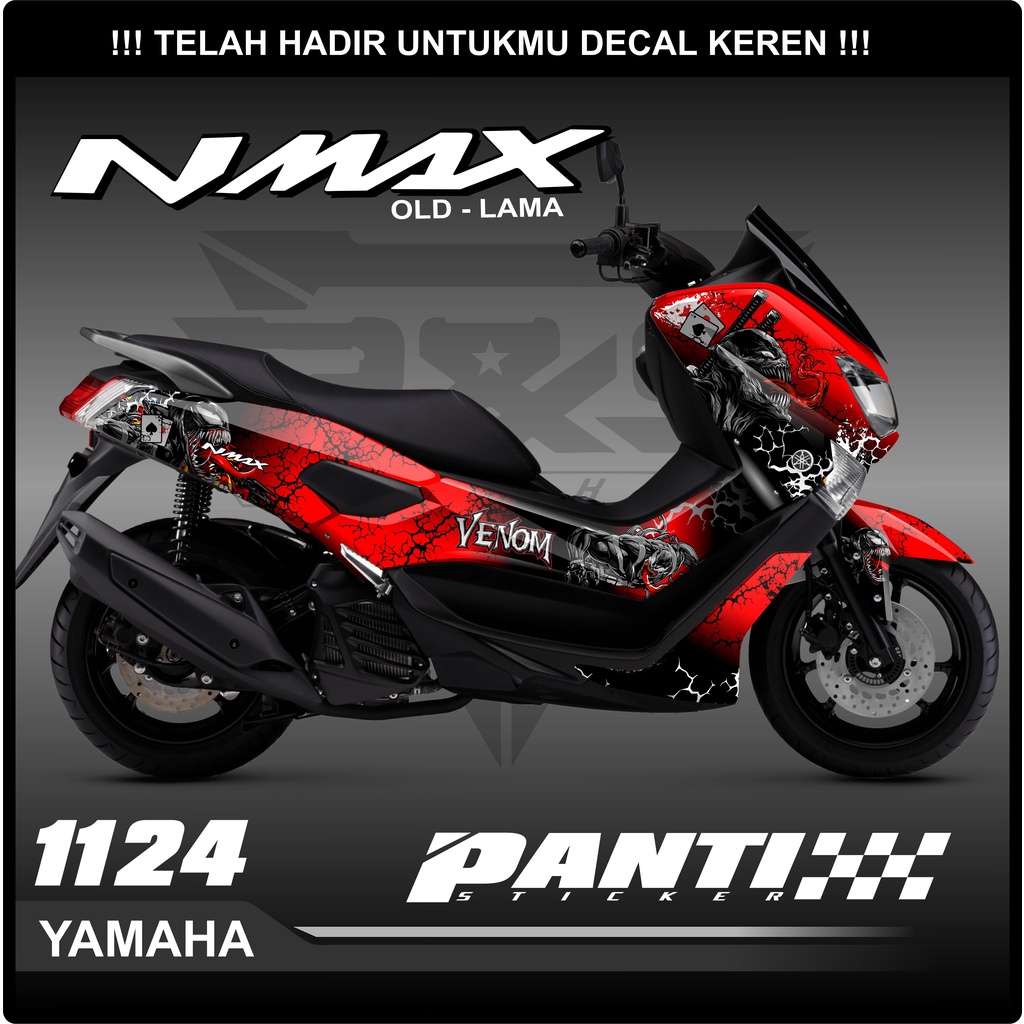 Decal NMAX Old Lama Fullbody - Decal Sticker NMAX Old Venom Design ...
