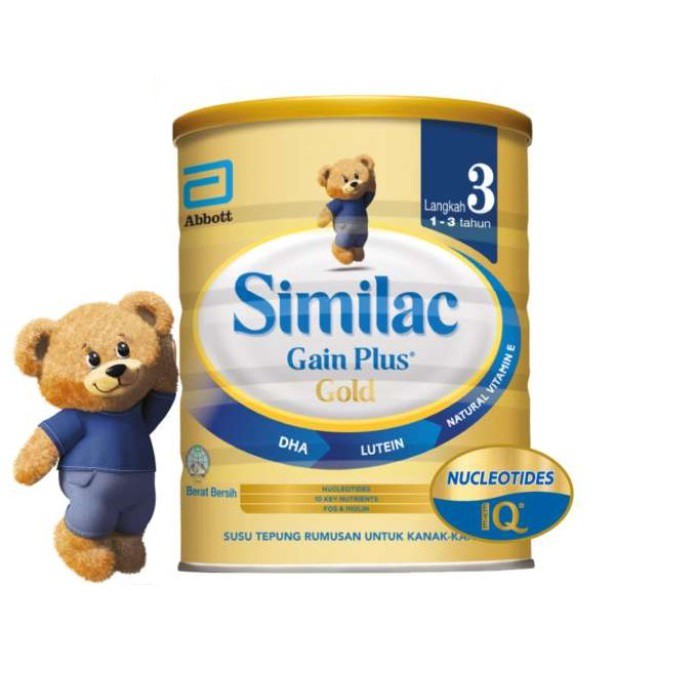Similac Gain Plus Gold 1.8kg | Shopee Malaysia
