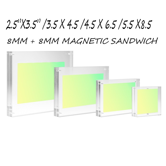 STANDEE ACRYLIC MAGNETIC SANDWICH FRAME / TABLE SANDWICH POSTER HOLDER ...