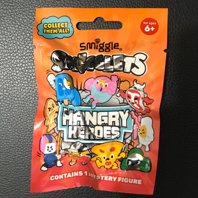 Smiggle: Smigglets Hangry Heroes Collectible Mystery Bag (1 Random ...