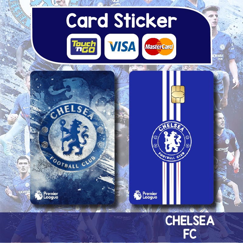 CHELSEA FC - TOUCH N GO CARD / ATM CARD STICKER COVER, TNG CARD, BANK ...
