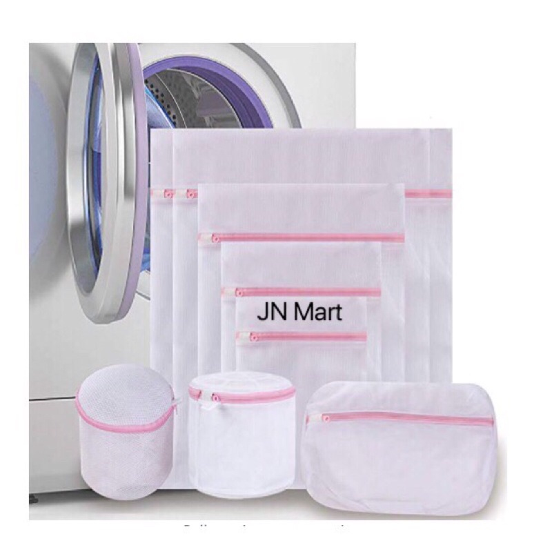 🔥【READY STOCK】🔥 Washing Net Laundry Bag Washing Bag Laundry Net With ...