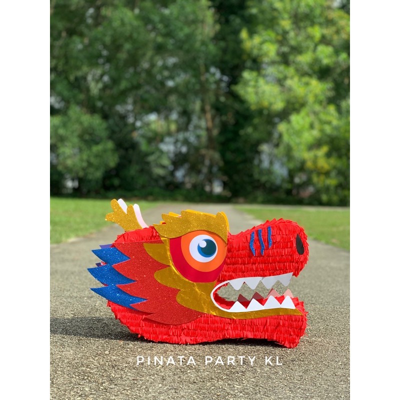DRAGON PINATA or DECORATION 🐲 CHINESE NEW YEAR PIÑATA 🐲 complete set ...