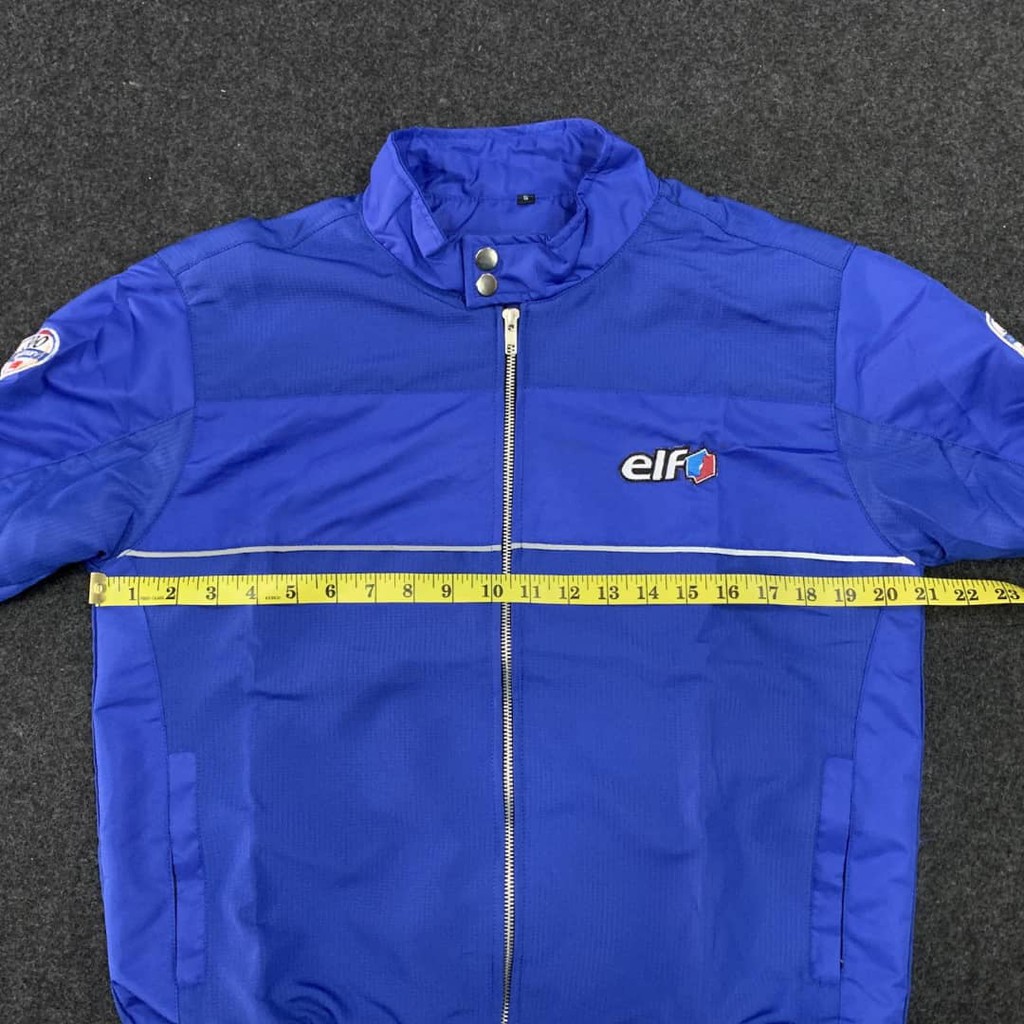 JACKET ELF BIRU MAT MOTOR BLUE LIMITED EDITION KONVOI WINDBREAKER ...