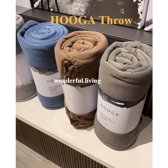 HOOGA PIO THROW (Brown/Grey/Navy/Baby Blue/Cloud Grey) | Shopee Malaysia