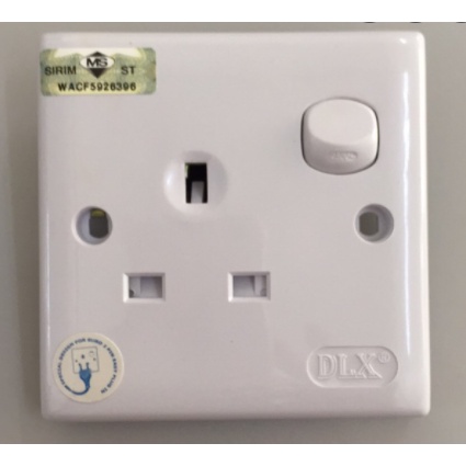 13A Single Switch Socket Outlet 13A (SIRIM) Switch Electric One Gang ...