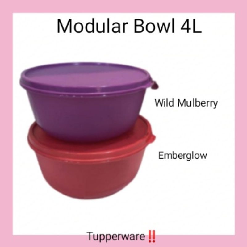 🔥🔥 Modular Bowl 4L Tupperware‼️ 💥 Ready Stock 💥 | Shopee Malaysia