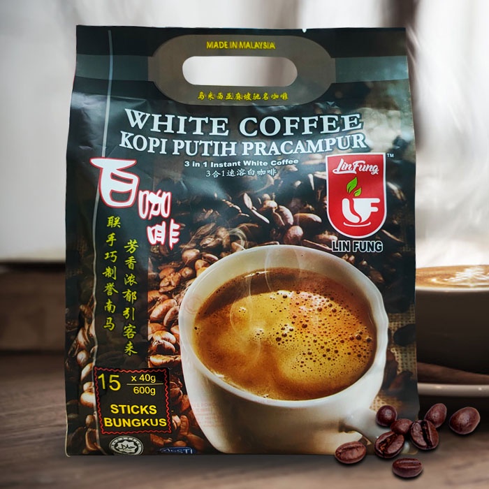 BBD LF Premium Instant White Coffee 3 in 1 Sticks (40g X 15 Sachets ...