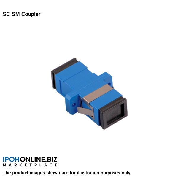 SC Singlemode 1 Core Join Coupler (SC SM Fiber Extend Blue Coupler ...