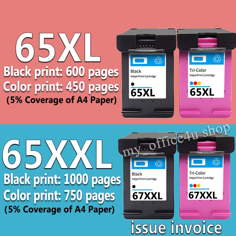 hp 65 ink cartridge hp65xl refillable ink cartridge Compatible for HP ...