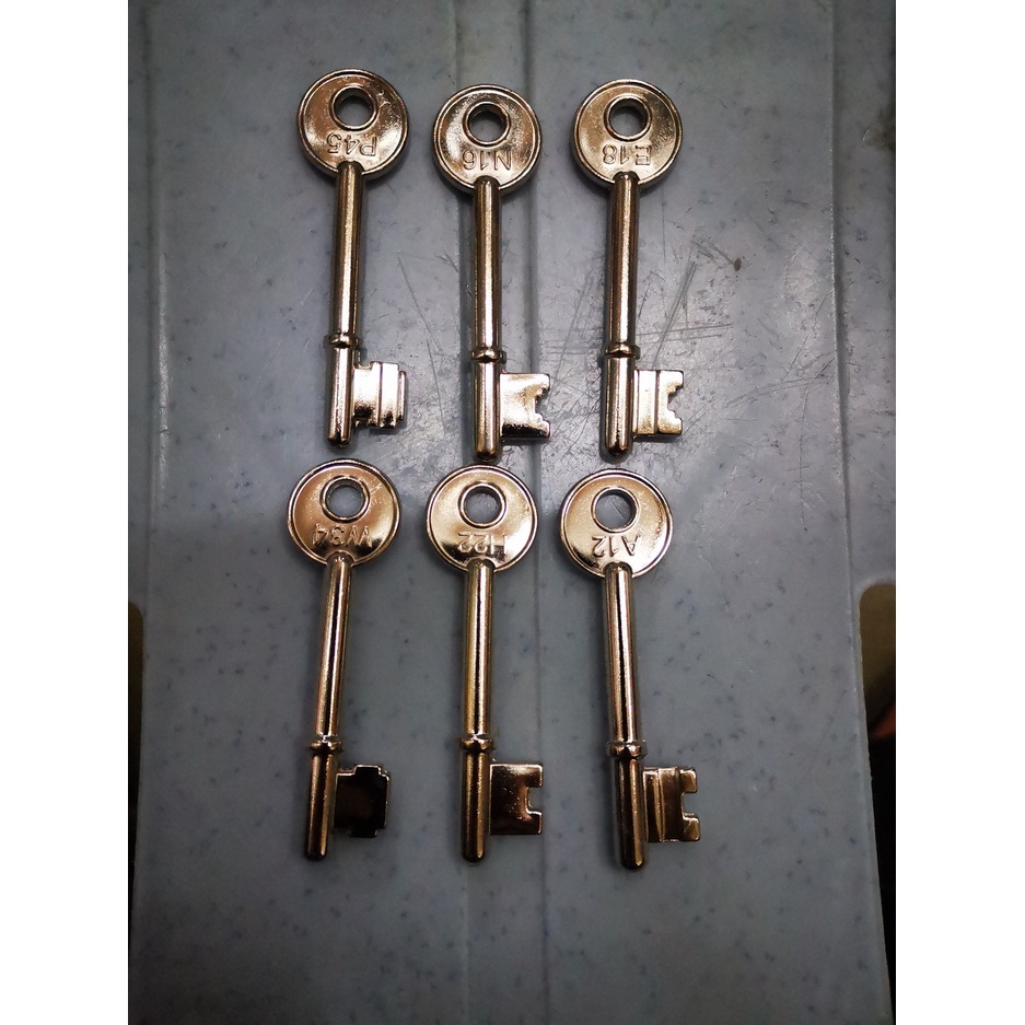Grill Key For Mortise Door Lock A12 N16 E18 H22 W34 P45 | Shopee Malaysia