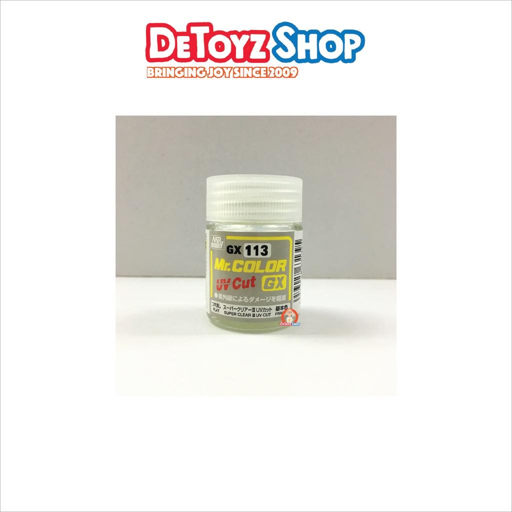 [Mr Hobby] Mr Color GX113 Super Clear III UV Cut Flat (18ml) | Shopee Malaysia