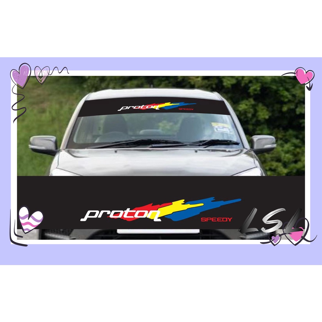 windshield stickers mirror stickers proton wira | Shopee Malaysia