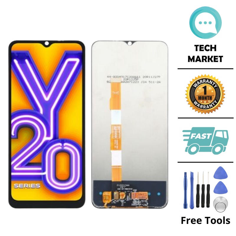 VIVO Y20/Y20i/Y20S LCD DISPLAY TOUCHSCREEN DIGITIZER SPARE PART (FREE ...