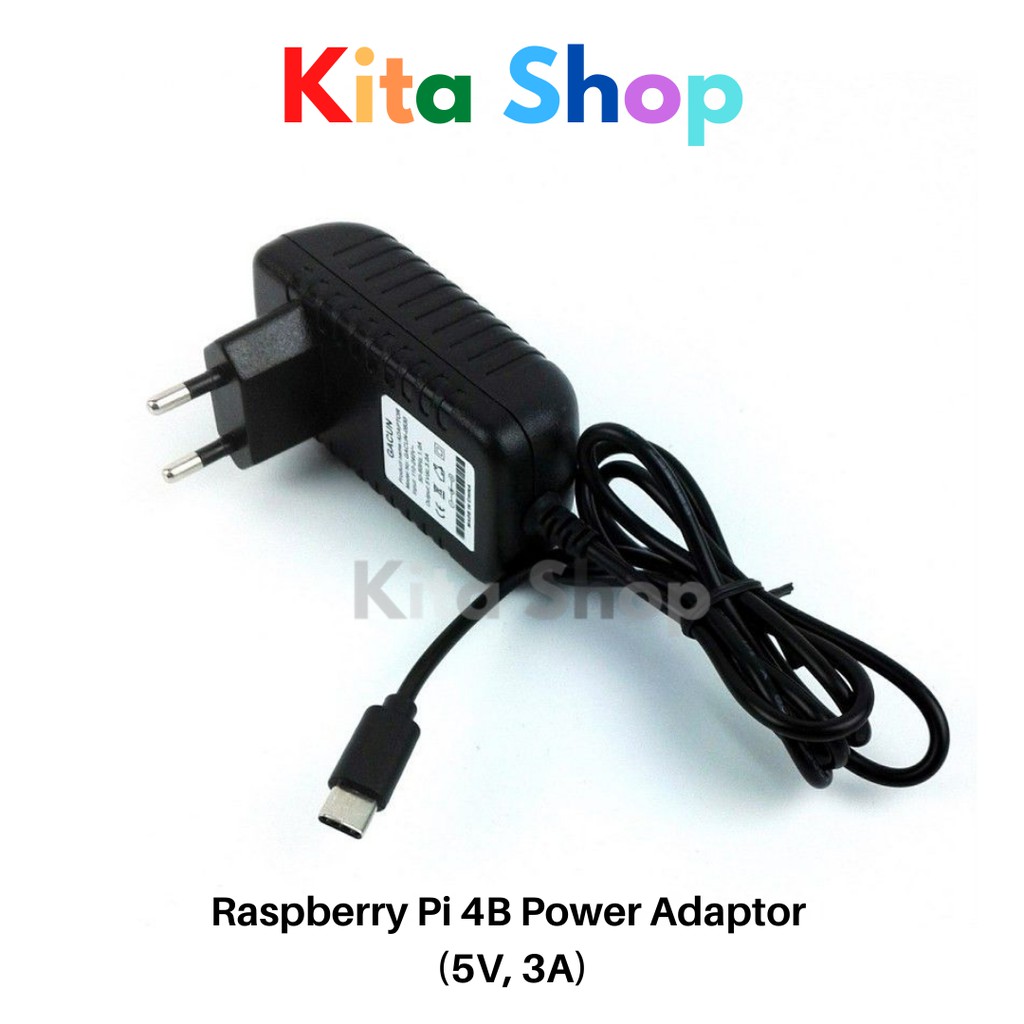 Raspberry Pi 4B Power Adaptor (5V, 3A, UK Plug) | Shopee Malaysia