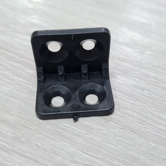 Ready Stock Solid L Bracket Plastic L Shape Shelf Corner Brace Angle ...