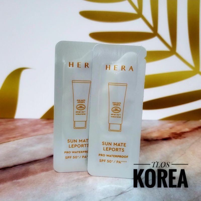 [2023] Sample Package Of Hera Sun Mate Leports Sunscreen 1ml | Shopee ...