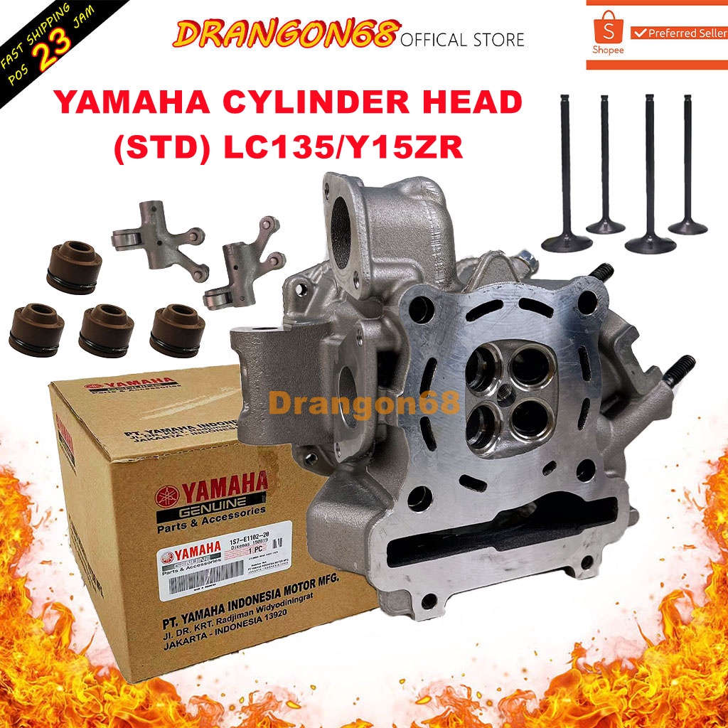 Head cylinder Yamaha y15 / LC135 100%original Hong Leong Yamaha ...