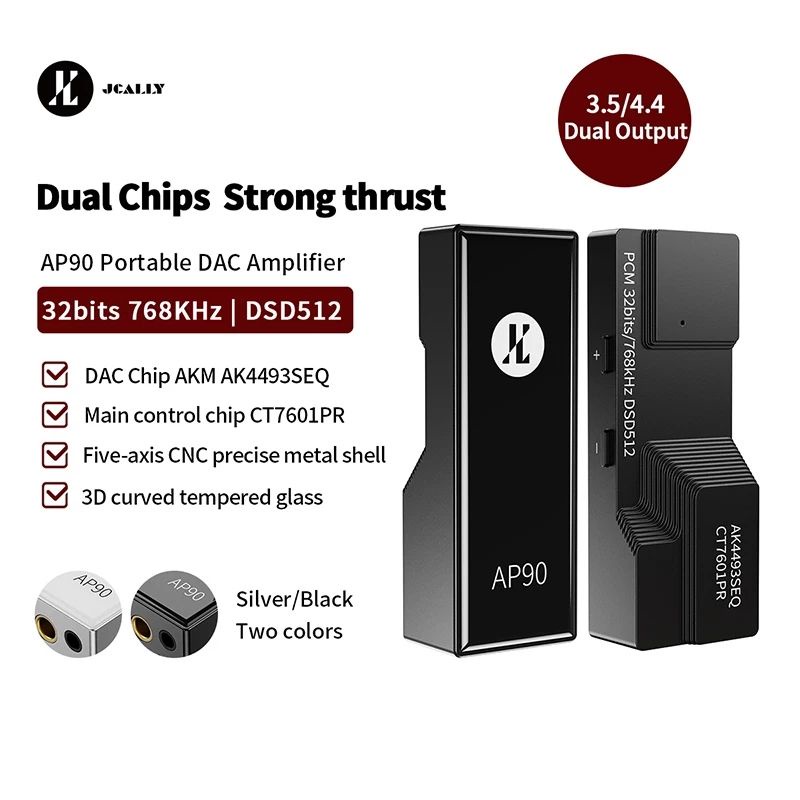 Jcally AP90 AK4493SEQ 4.4mm Balanced Audio DAC Amplifier | Shopee Malaysia
