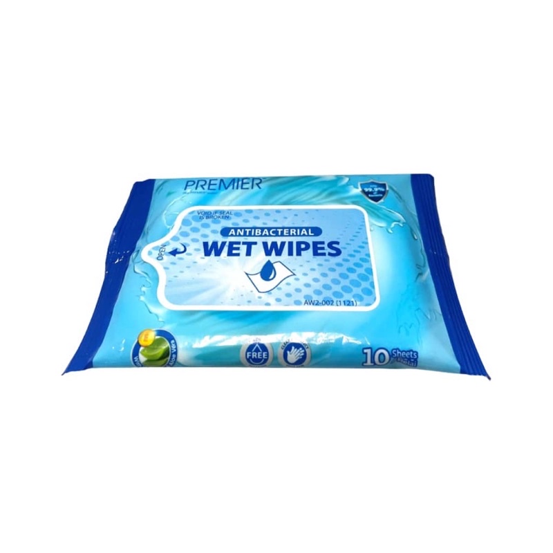PREMIER SANITIZING WIPES ( 10 sheets ) | Shopee Malaysia