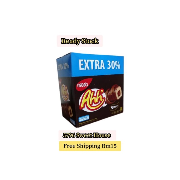 [Ready Stock] [Halal Certification](20pcs x 4g) Extra 20% Nabati Richoco Wafer Biscuit ...