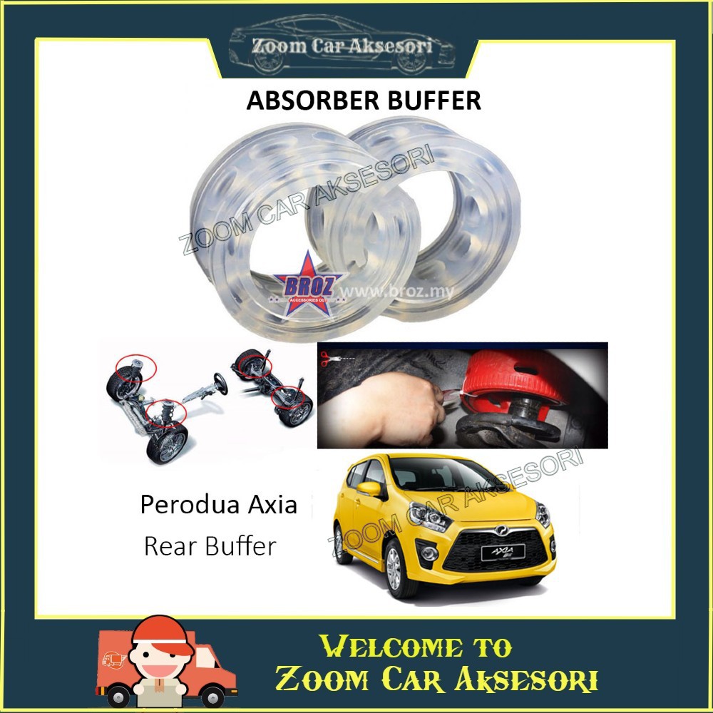 Perodua Axia OEM Rear C-Type Car Shock Absorber Buffer /Spring Bumper ...