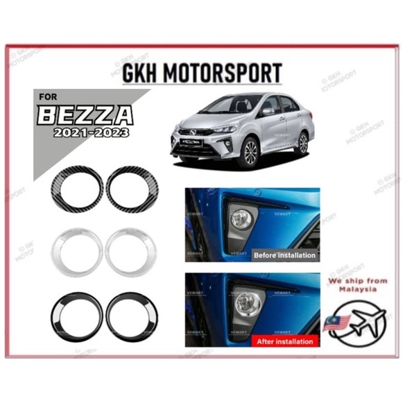 perodua bezza new facelift 2020 2021 2022 2023 front fog lamp foglamp ...