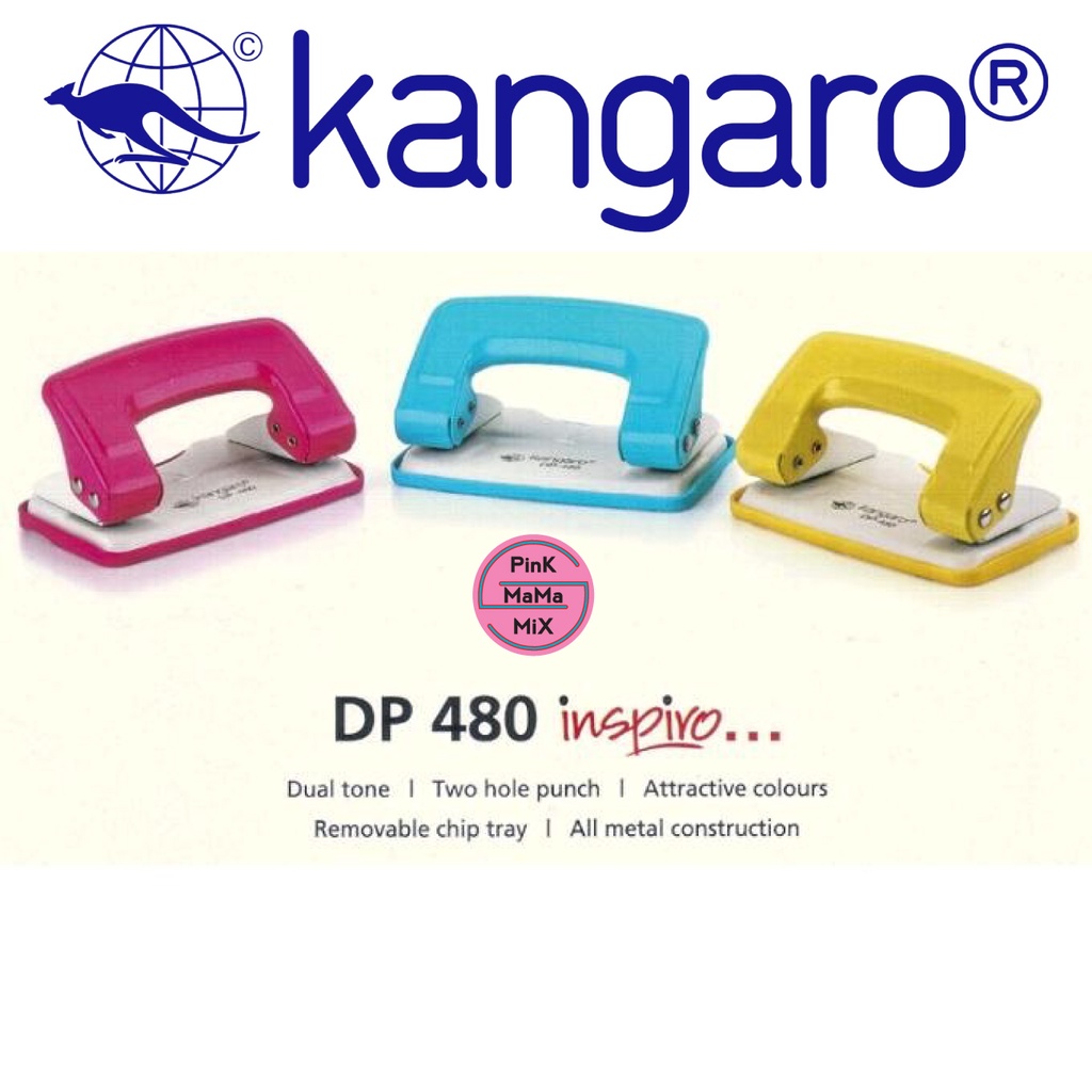 Kangaro Inspiro Paper Punch DP-480 / 2-Hole Puncher / Paper Puncher ...