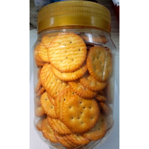 *Biskut Timbang* Cheese Cracker / Biskut Masin / 咸饼 400g (Free Botol ...